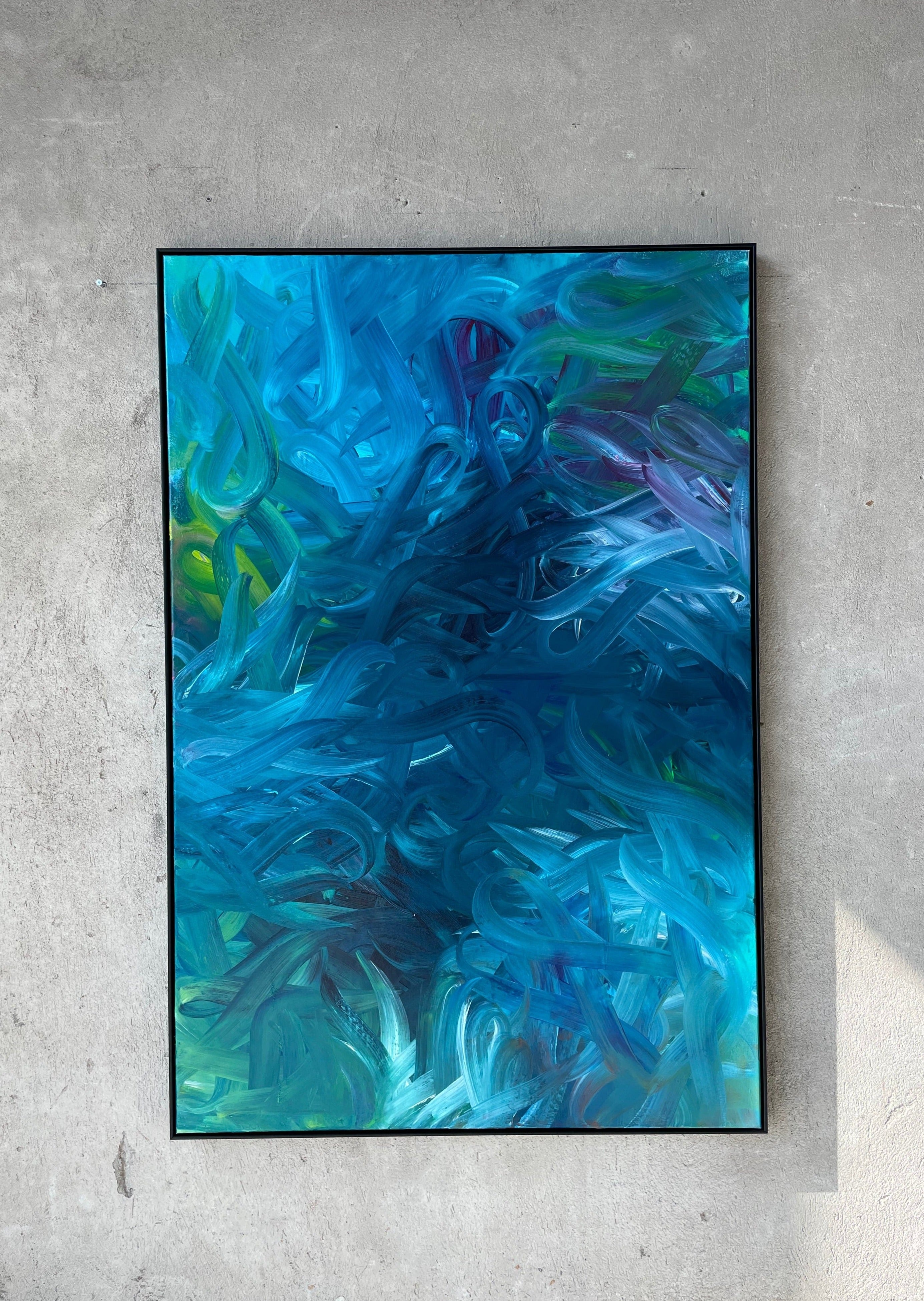 Deep Water | Manuela Osthoff | Kunstwerke | Abstrakte Kunst | Canvas ...