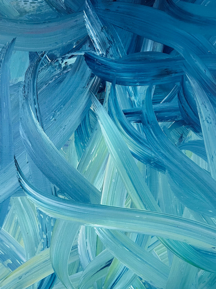 Deep Water | Manuela Osthoff | Kunstwerke | Abstrakte Kunst | Canvas ...