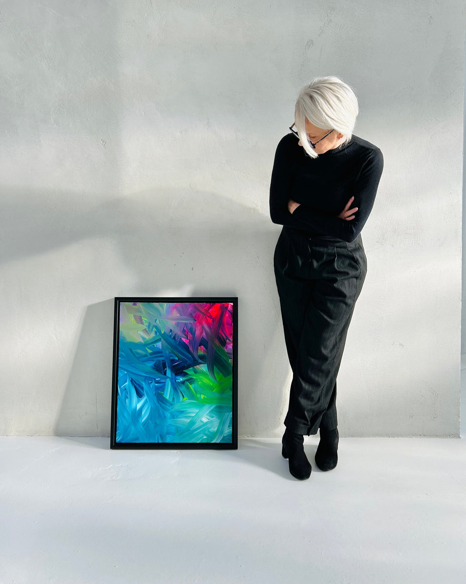 Deep Water | Manuela Osthoff | Kunstwerke | Abstrakte Kunst | Canvas ...