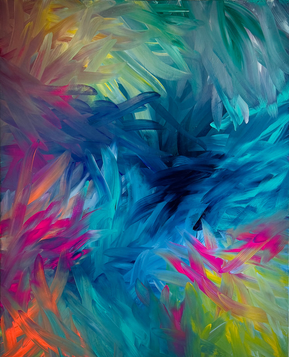 Deep Water | Manuela Osthoff | Kunstwerke | Abstrakte Kunst | Canvas ...