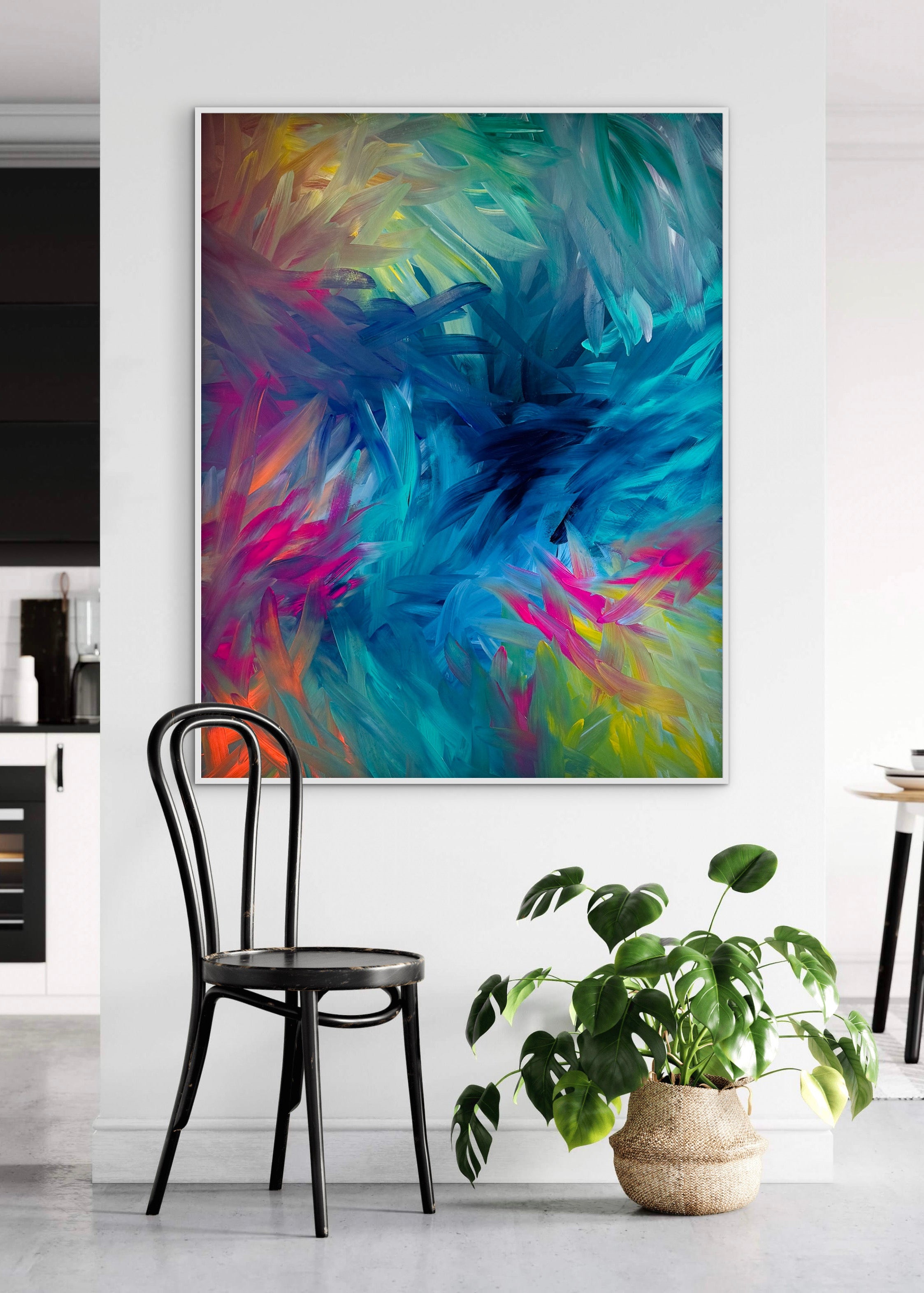 Deep Water | Manuela Osthoff | Kunstwerke | Abstrakte Kunst | Canvas ...