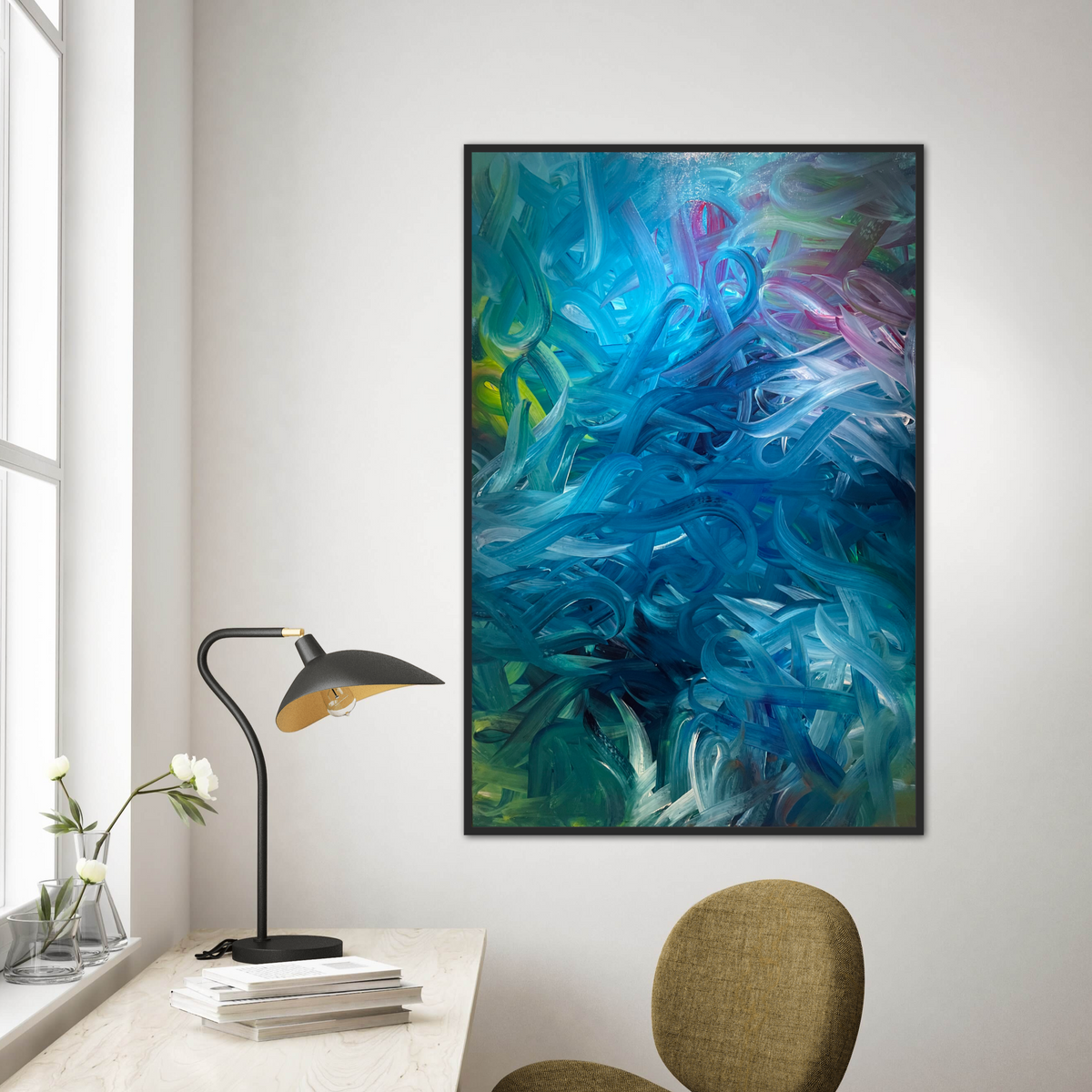 Deep Water | Manuela Osthoff | Kunstwerke | Abstrakte Kunst | Canvas ...